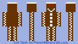 Ginger bread man Minecraft Skin